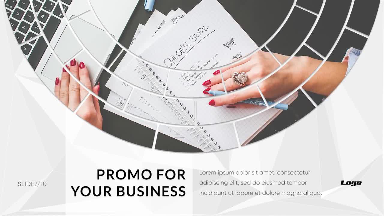 Triangle Circle Slideshow Premiere Pro Templates Motion Array