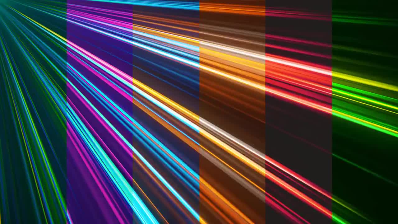Colorful Beams - Stock Motion Graphics | Motion Array