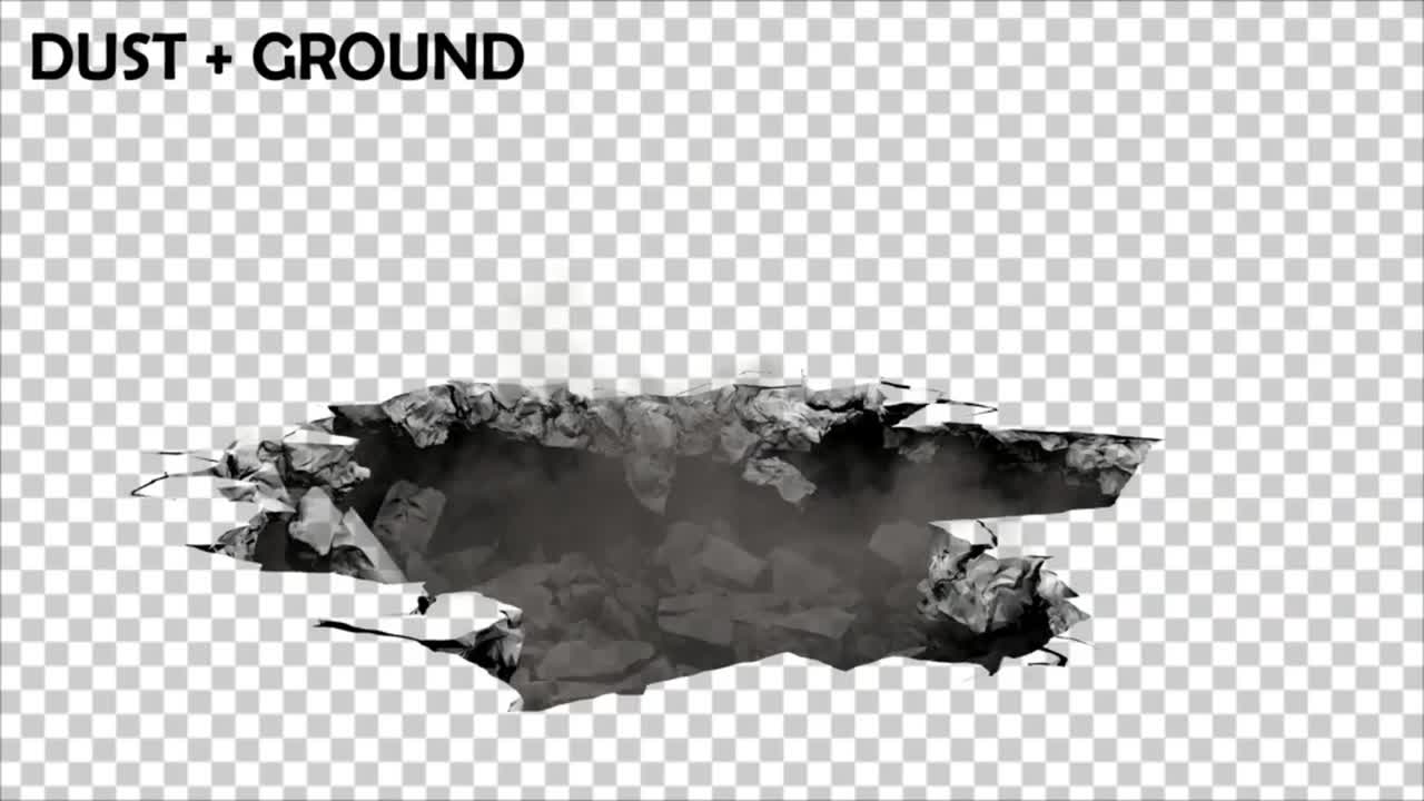 Ground Collapse - Stock Motion Graphics | Motion Array