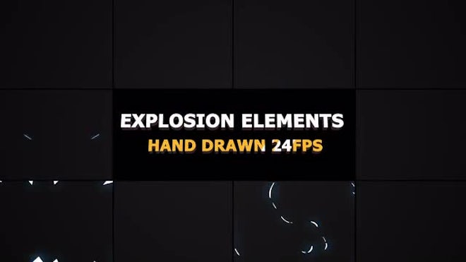 Flash FX Explosion Elements - Stock Motion Graphics | Motion Array