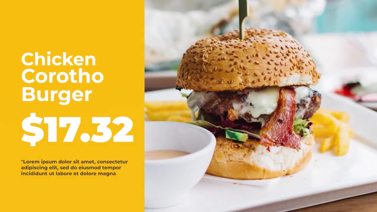 Modern Restaurant Promo - Premiere Pro Templates | Motion Array