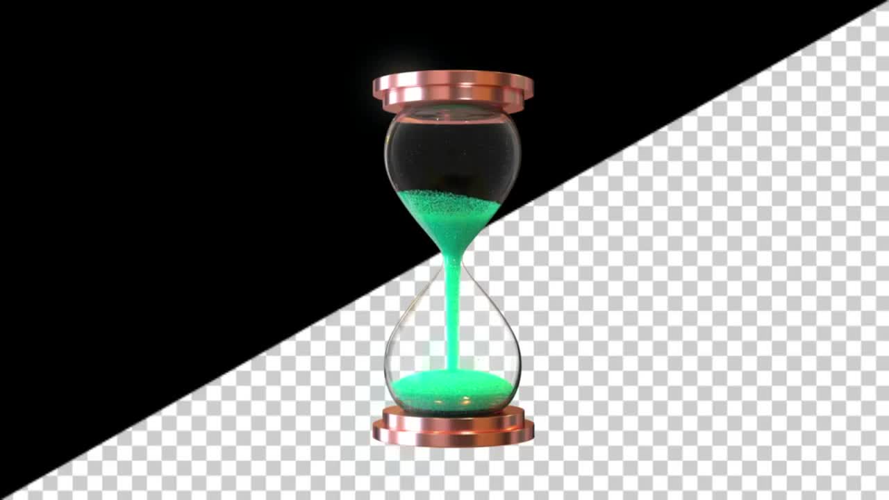 Hourglass Overlay - Stock Motion Graphics | Motion Array