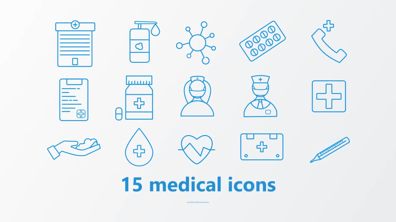 15 Medical Icons - After Effects Templates | Motion Array