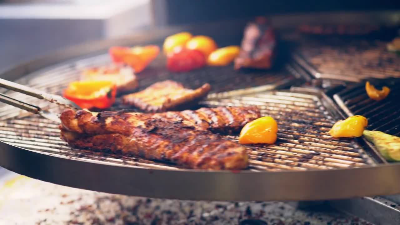 Rotating Barbecue - Stock Video | Motion Array