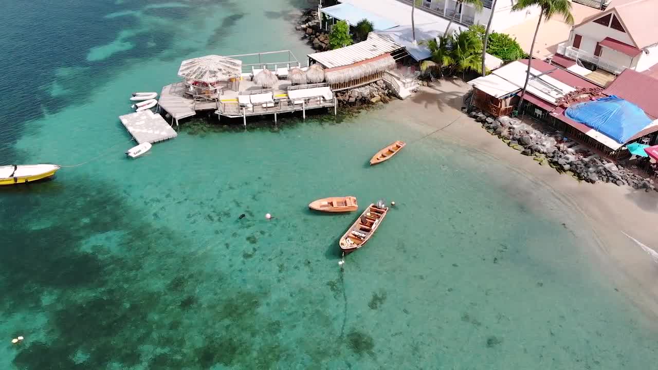 Small Tropical Harbor - Stock Video | Motion Array