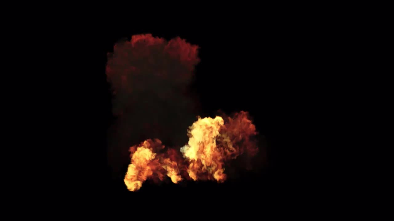 Explosion With Alpha Matte - Stock Motion Graphics | Motion Array