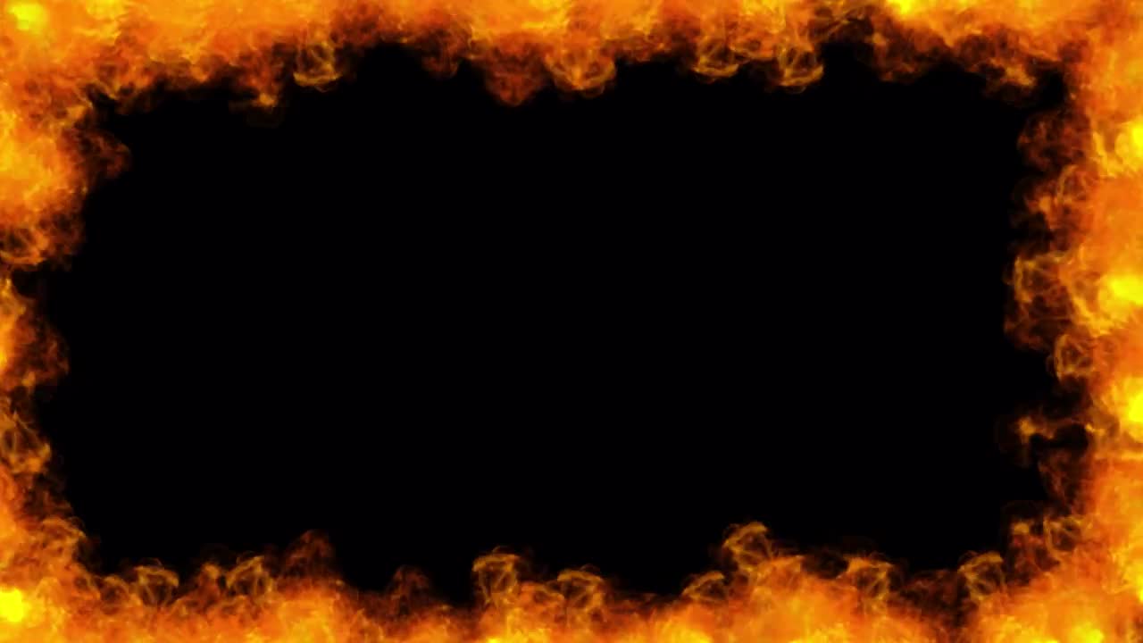 Fire Frame - Stock Motion Graphics | Motion Array