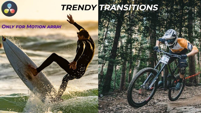 DaVinci Resolve Macros Transitions | Motion Array