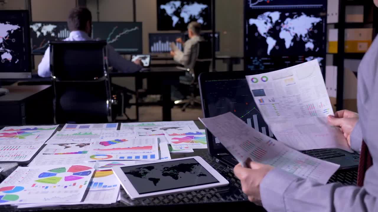 Statistics Office - Stock Video | Motion Array