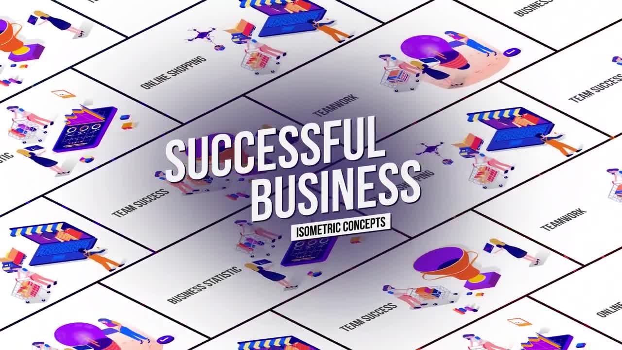 Successful Business - Isometric Concept - After Effects Templates ...