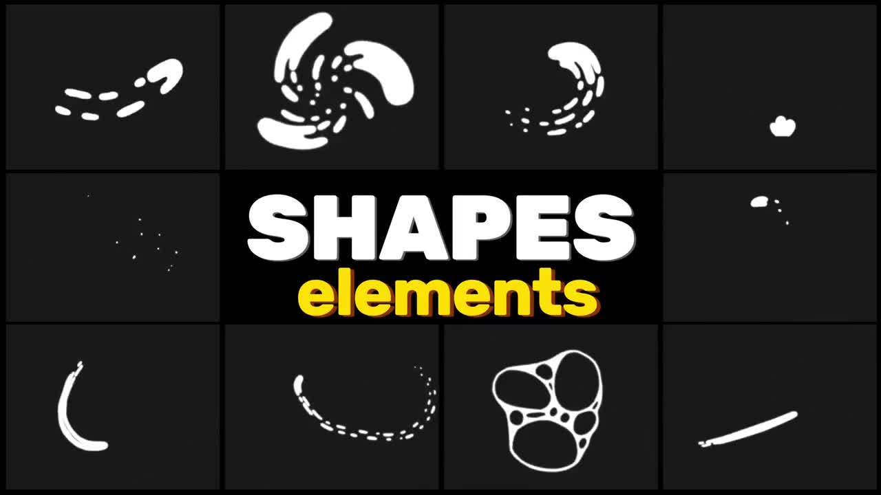 Cool Shapes Pack - Stock Motion Graphics | Motion Array