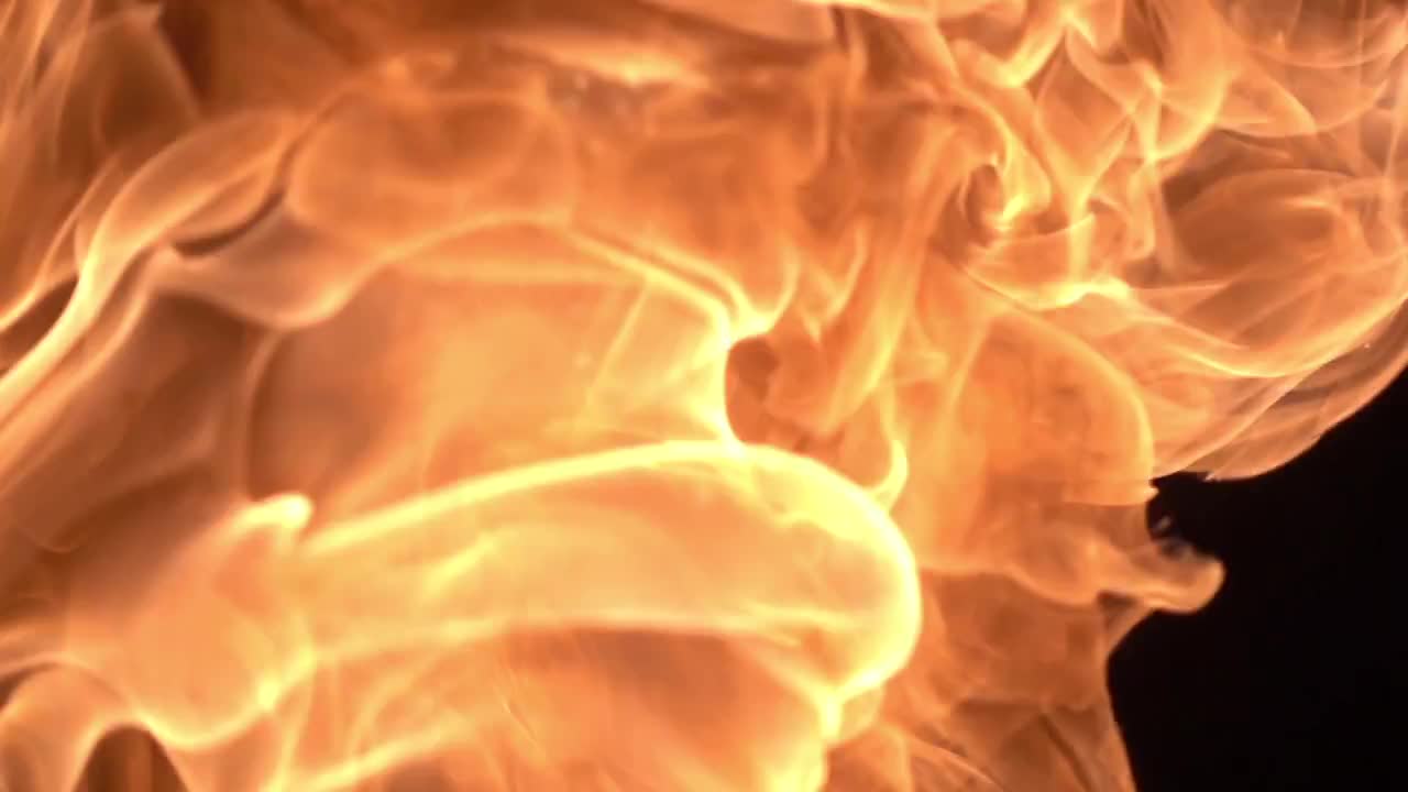 Blast Of Flames Close-Up - Stock Video | Motion Array