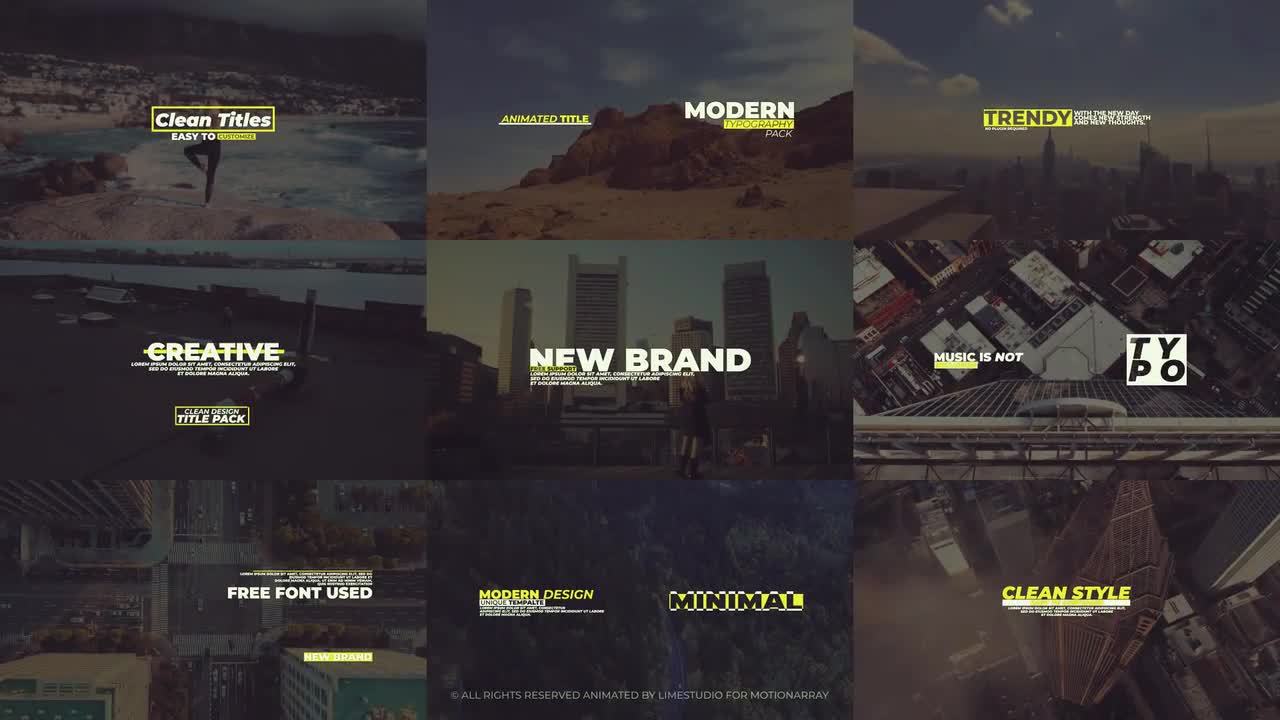 Simple Title Pack - Motion Graphics Templates | Motion Array