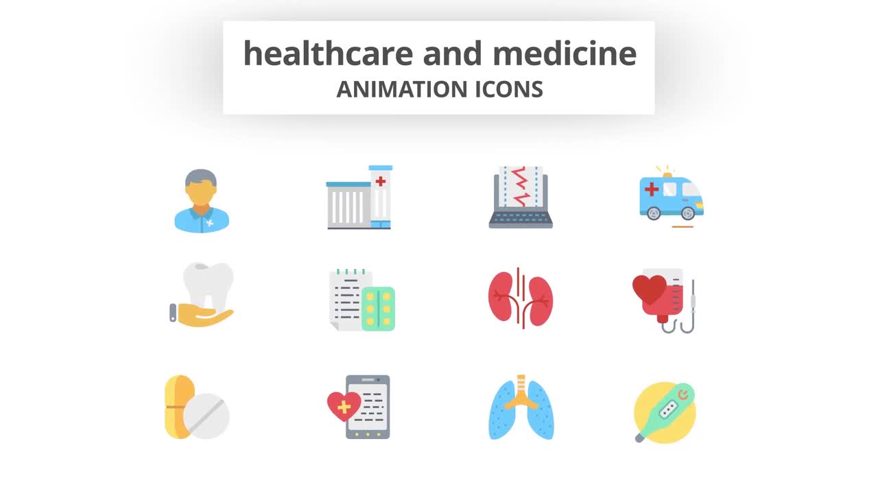 Healthcare & Medicine - Animation Icons - After Effects Templates ...