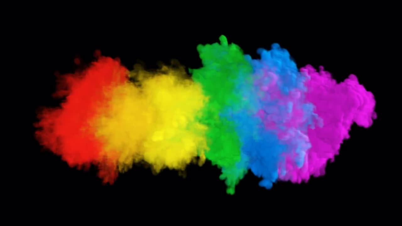 Rainbow Smoke - Stock Motion Graphics | Motion Array