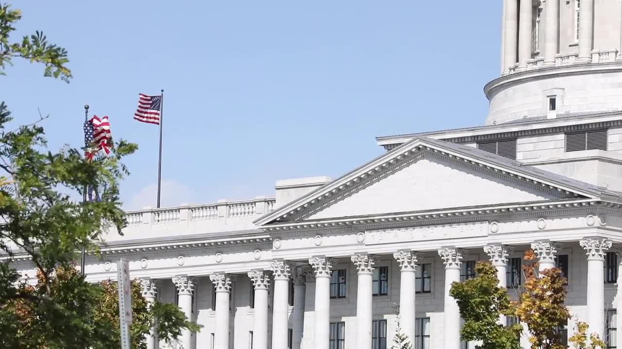 Government Building In Utah - Stock Video | Motion Array