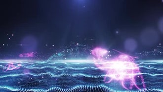 Cool Particle Border - Motion Graphics | Motion Array