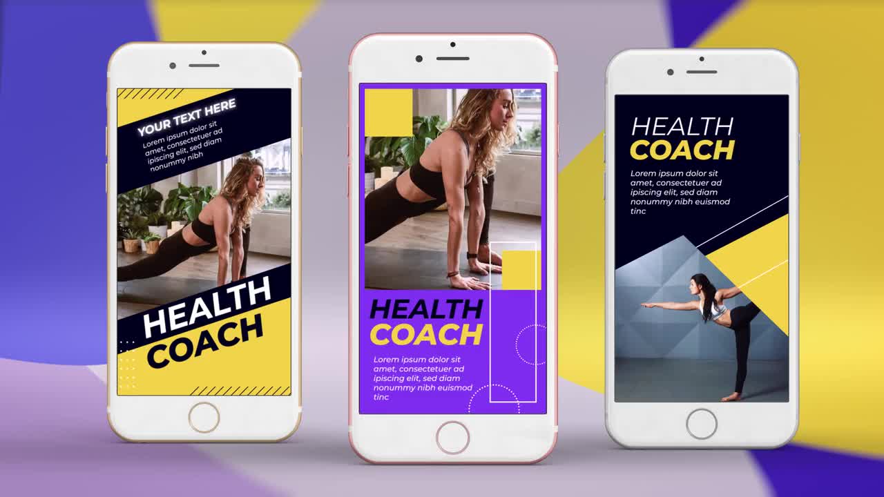 18 Sport & Health Stories Pack - After Effects Templates | Motion Array