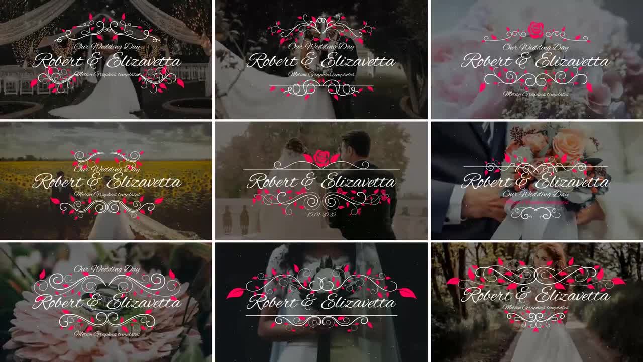 Beauty Wedding Title - Motion Graphics Templates | Motion Array