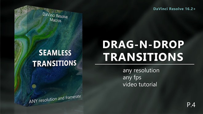 DaVinci Resolve Macros Transitions | Motion Array