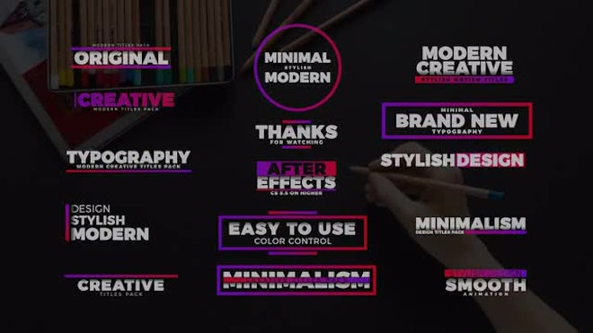 Colorful Titles - Motion Graphics Templates | Motion Array