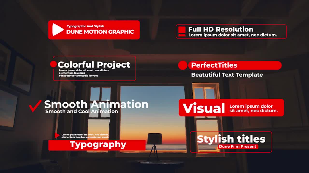 Typographic And Stylish Titles - Motion Graphics Templates | Motion Array