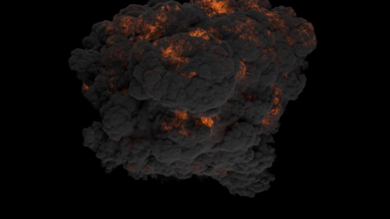 Big Explosion From Above - Stock Motion Graphics | Motion Array
