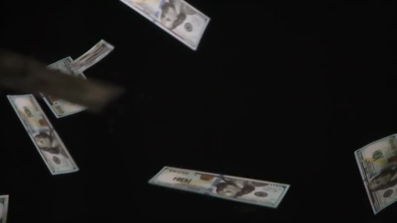 Raining Money - Stock Video | Motion Array