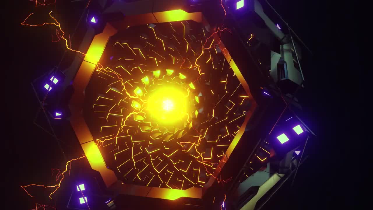 Sci-Fi Robotic Core - Stock Motion Graphics | Motion Array