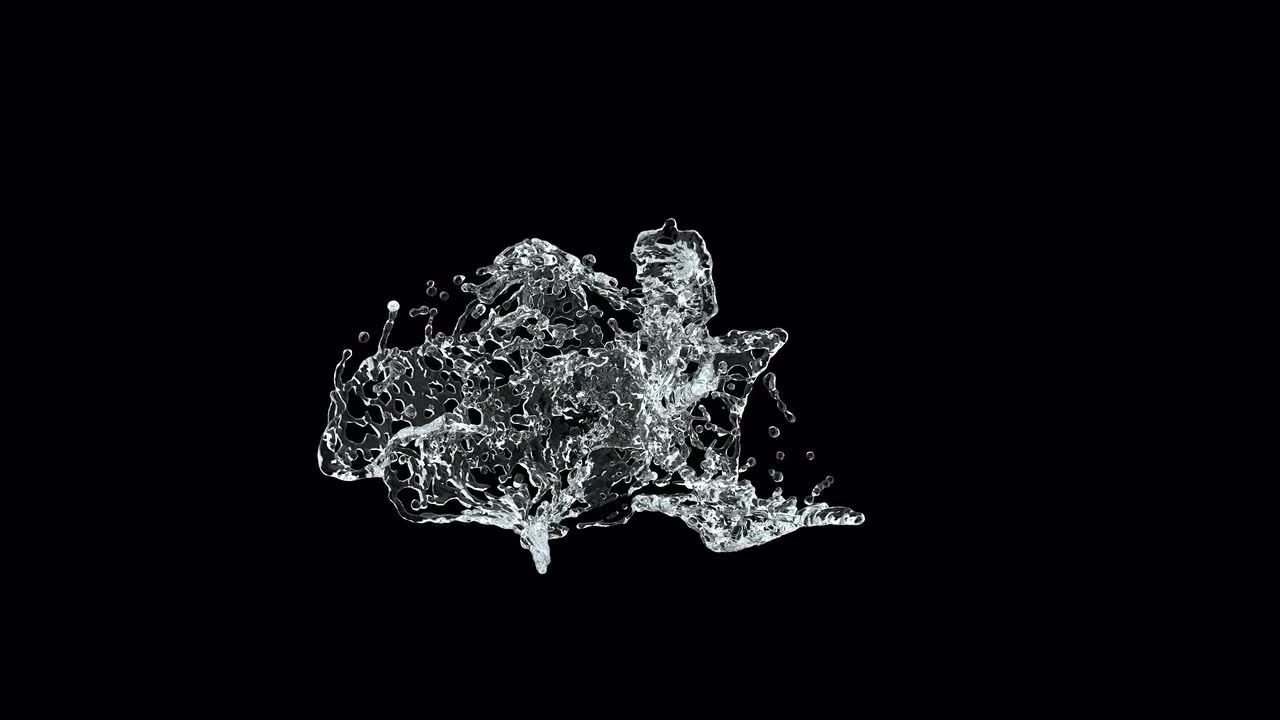 Water Slowly Bursting - Stock Motion Graphics | Motion Array
