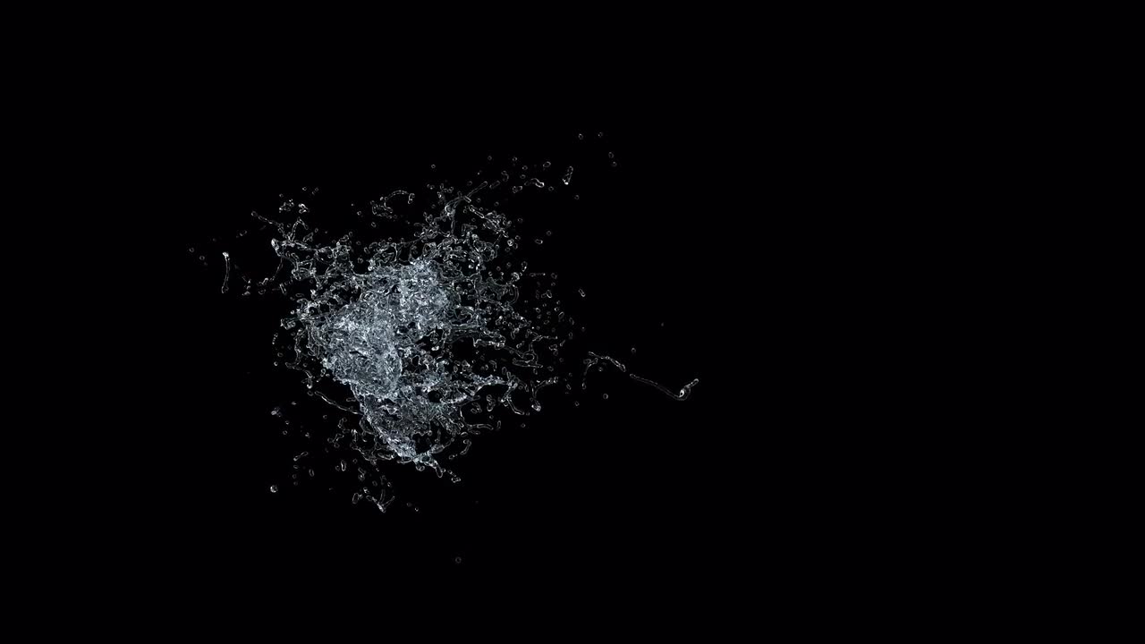 Water Burst - Stock Motion Graphics | Motion Array