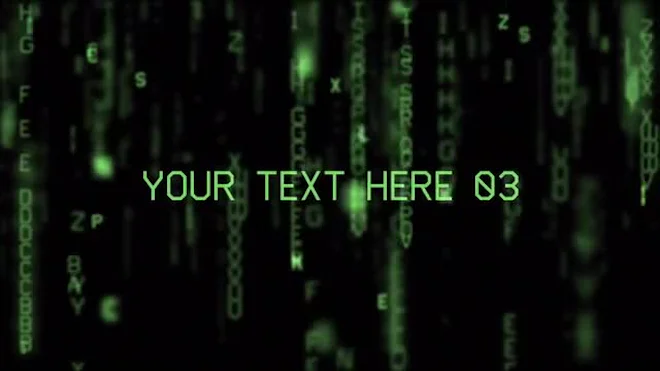 Binary Digital Tech Logo After Effects Templates Motion Array