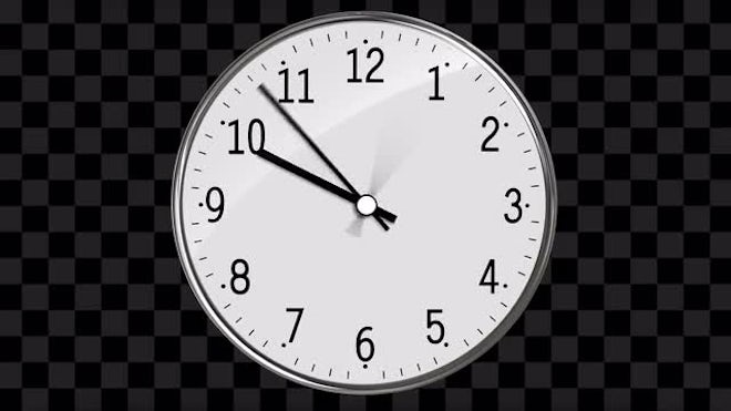 Classic Clock Passing 12 Hours - Stock Motion Graphics | Motion Array