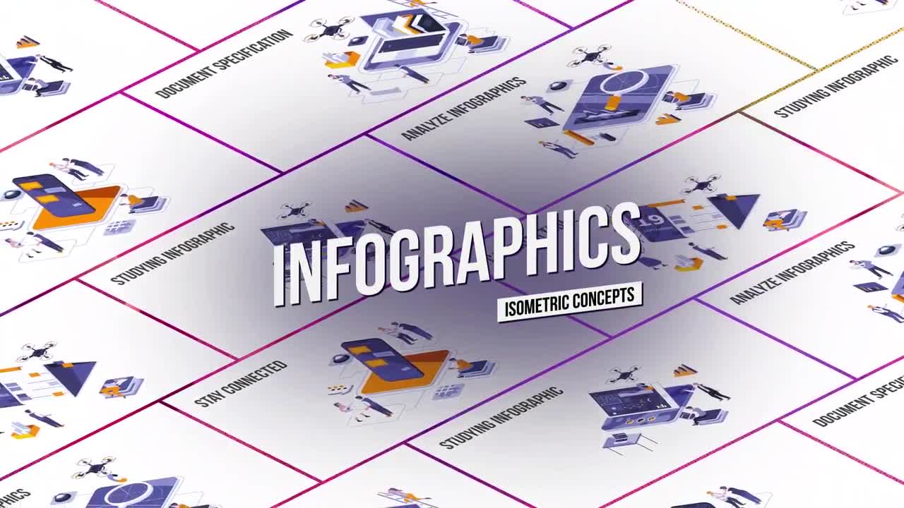 Infographics - Isometric Concept - After Effects Templates | Motion Array