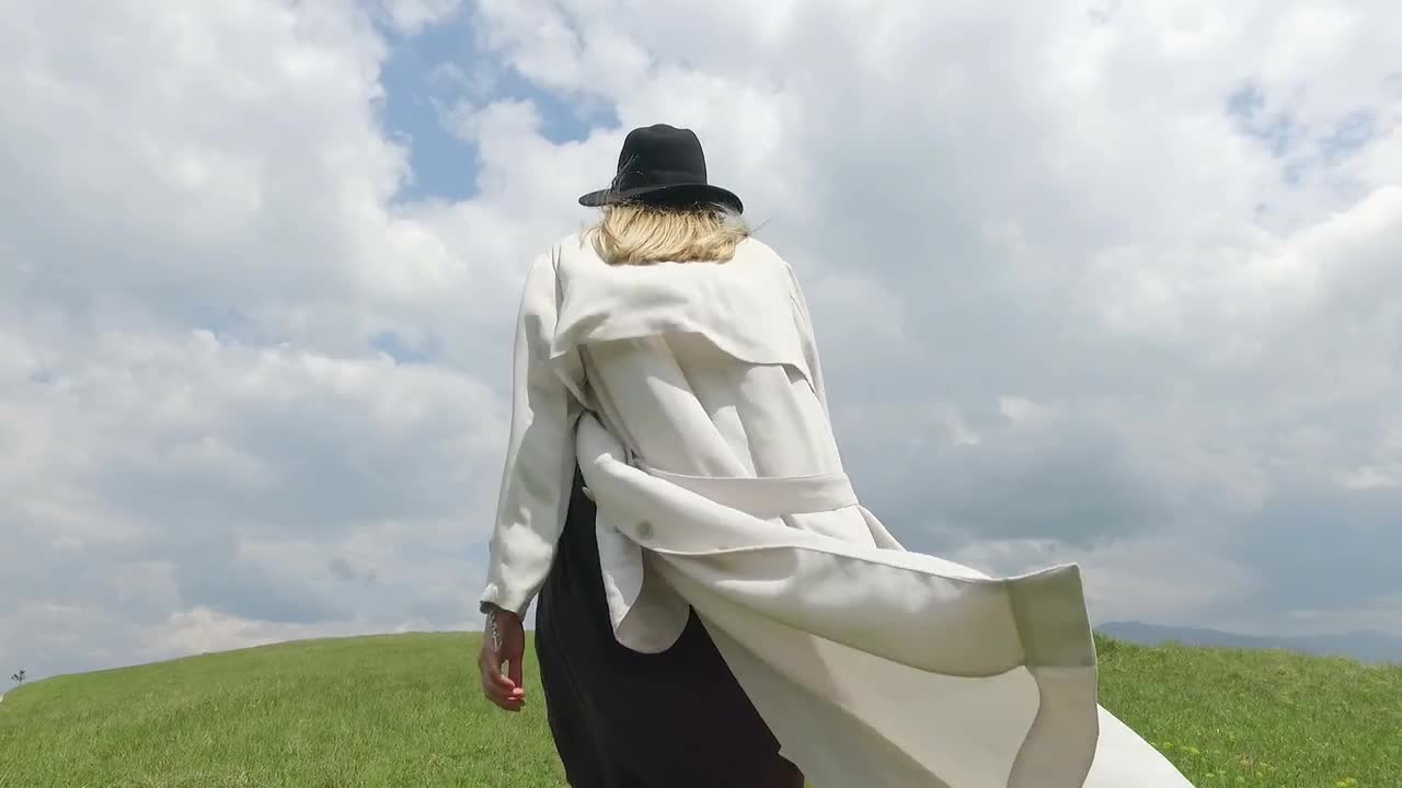 Woman Walking In Slow-Motion - Stock Video | Motion Array