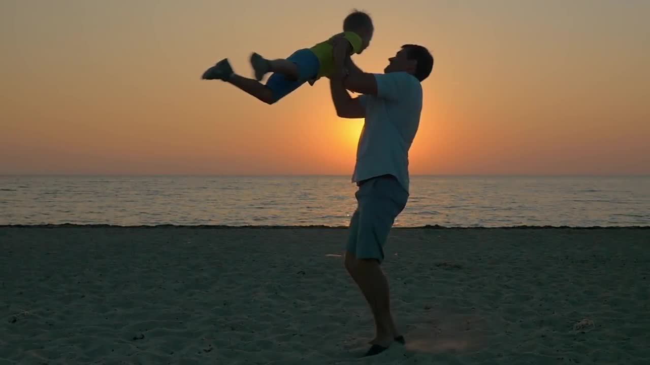 Happy Time With Beloved Dad - Stock Video | Motion Array