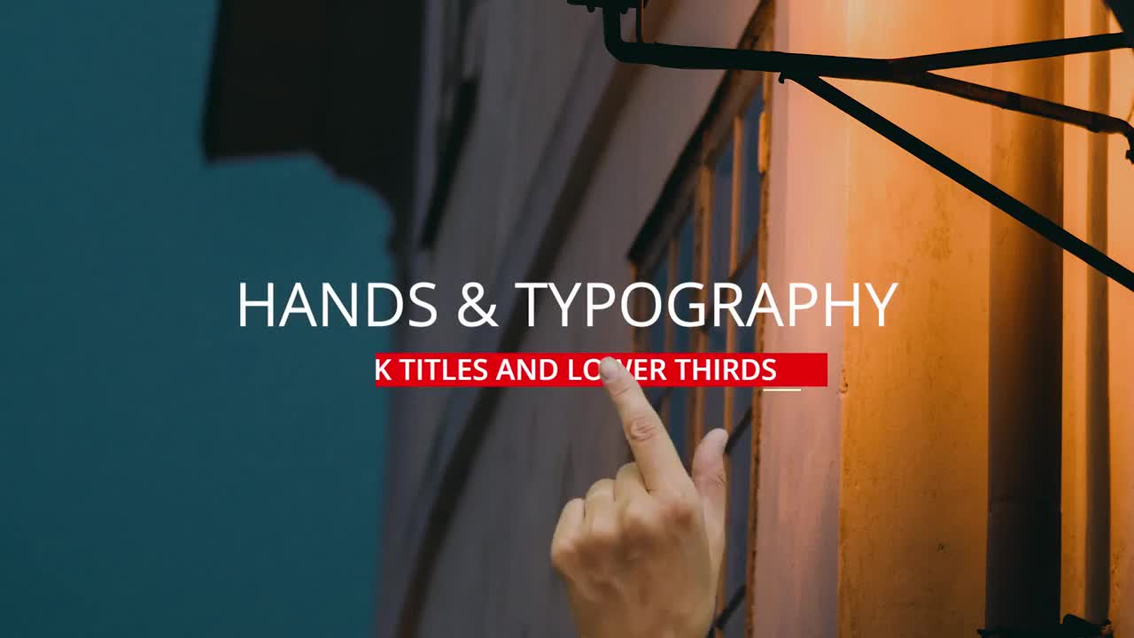 Hand Titles And Lowers - Premiere Pro Templates | Motion Array