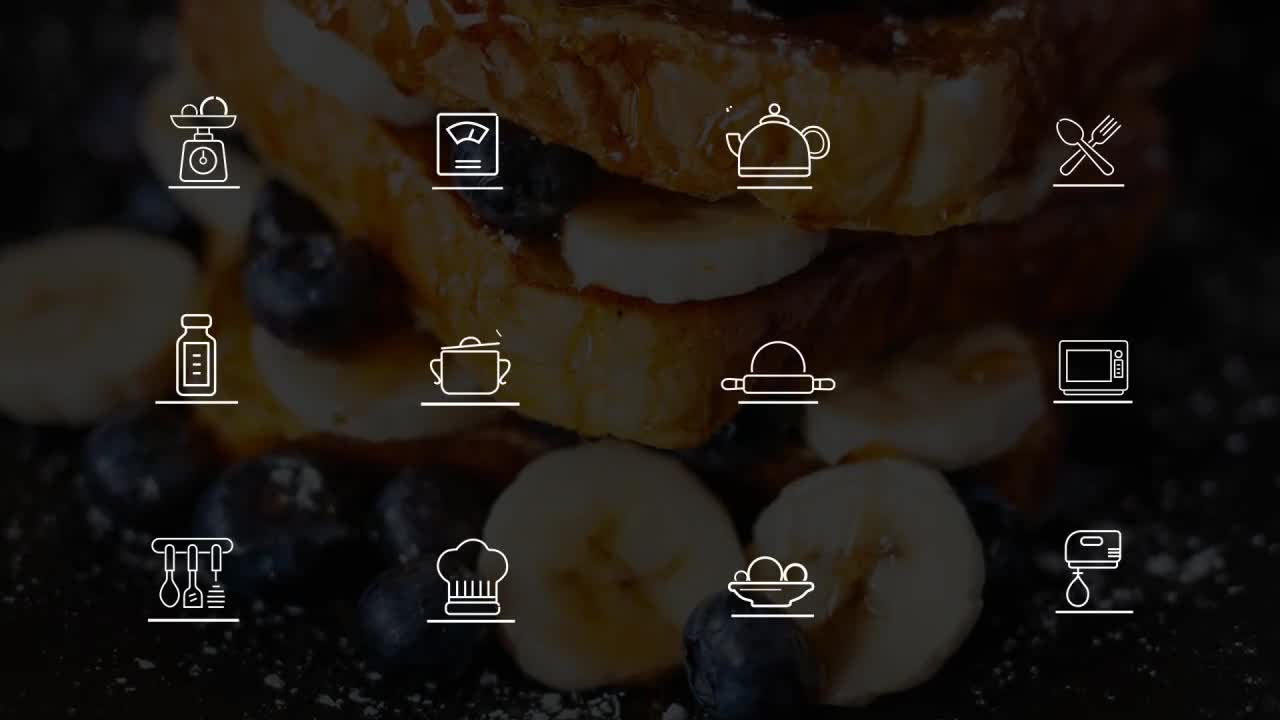 Kitchen Icon Pack 0.1 - After Effects Templates | Motion Array