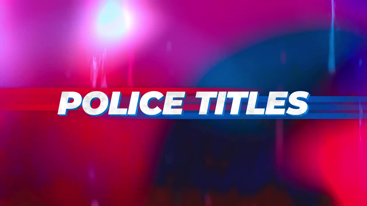Police Titles - After Effects Templates | Motion Array
