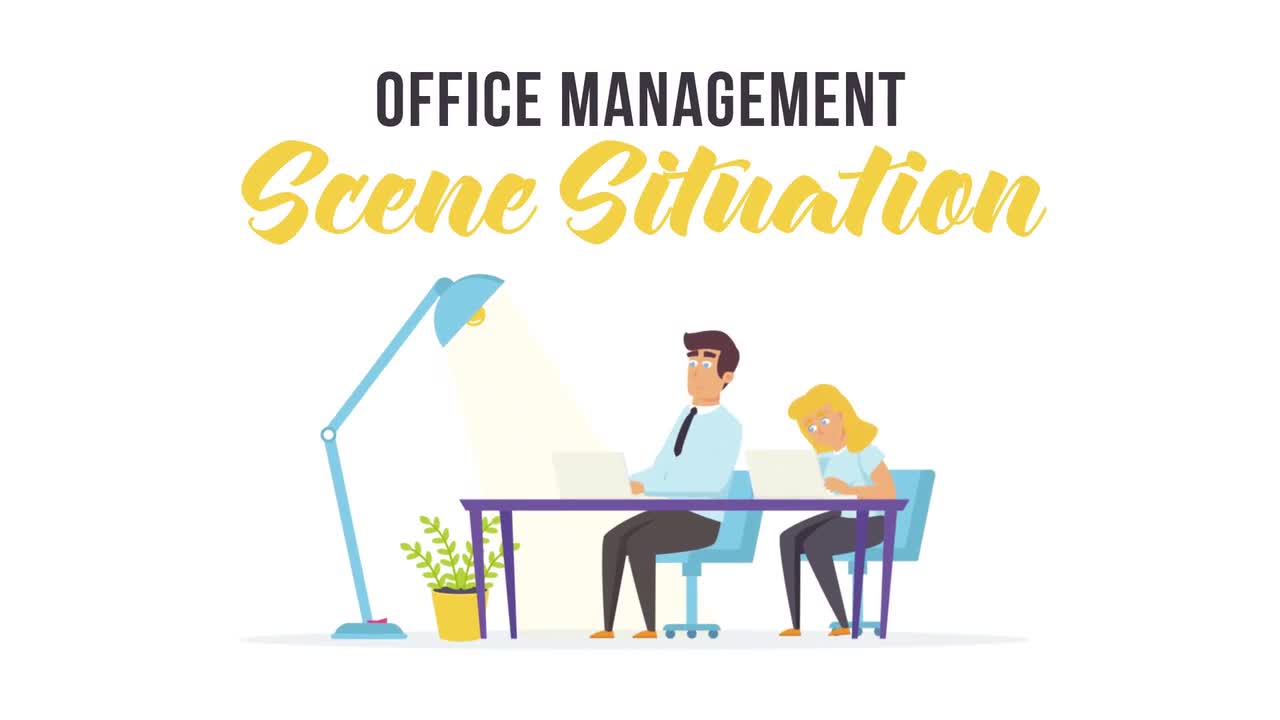 Office Management - Scene Situation - After Effects Templates | Motion ...