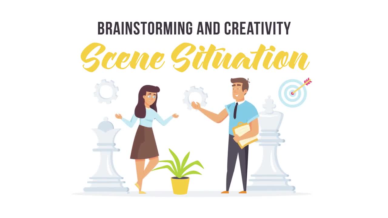 Brainstorming - Scene Situation - After Effects Templates | Motion Array