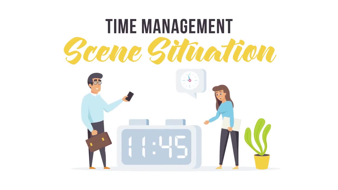 Time Management - Scene Situation - After Effects Templates | Motion Array