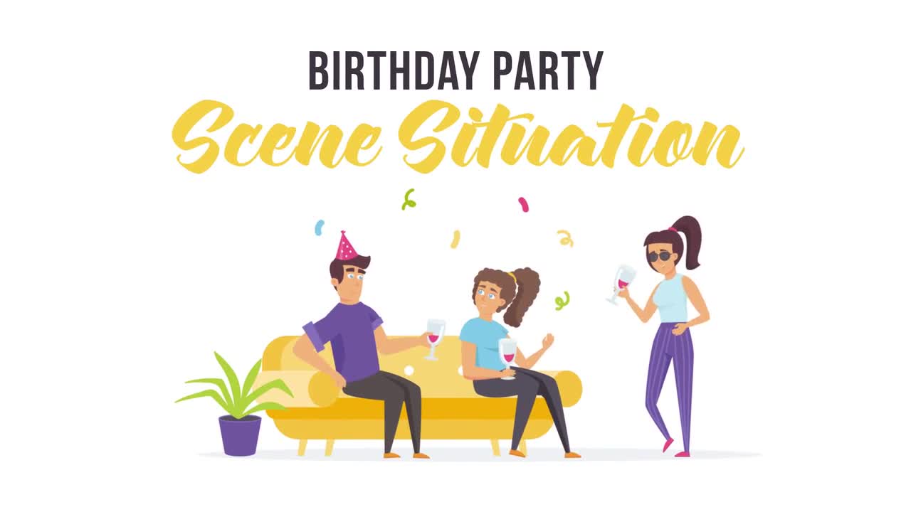 Birthday Party - Scene Situation - After Effects Templates | Motion Array