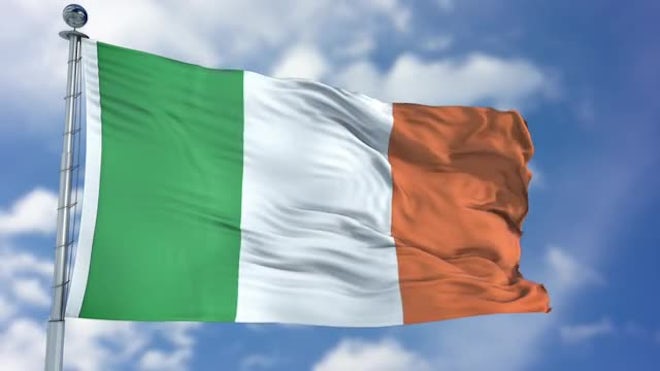 Ireland Flag Animation - Stock Motion Graphics | Motion Array