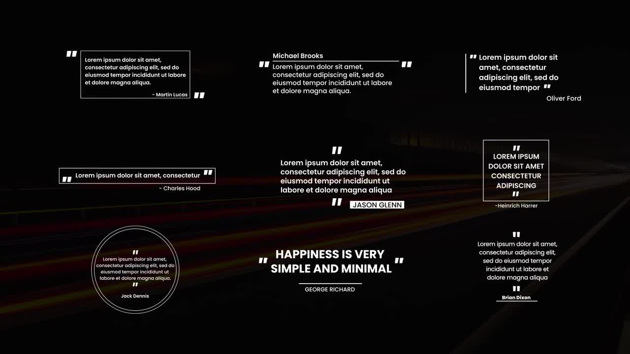 Minimal Quotes - DaVinci Resolve Macros | Motion Array