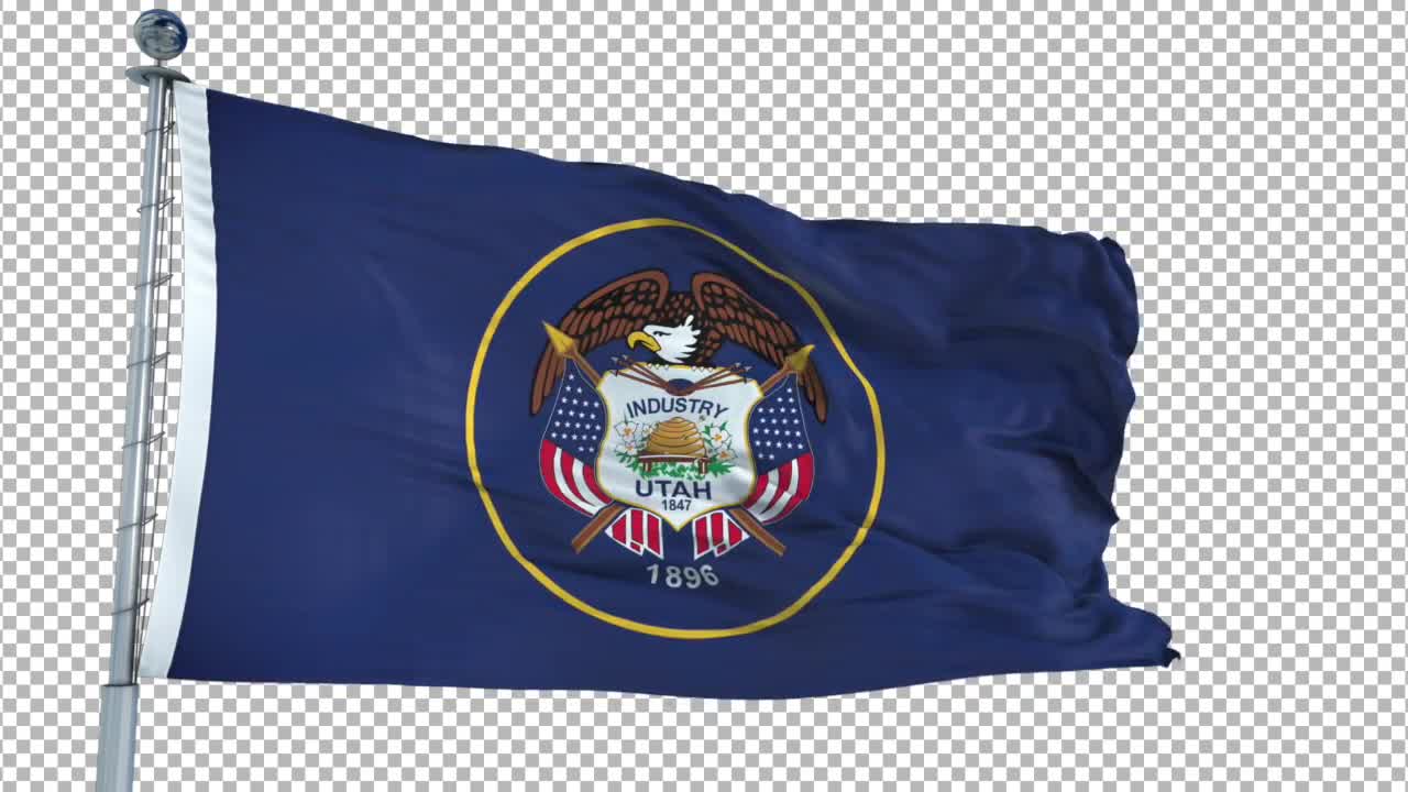 Utah Flag - Stock Motion Graphics | Motion Array