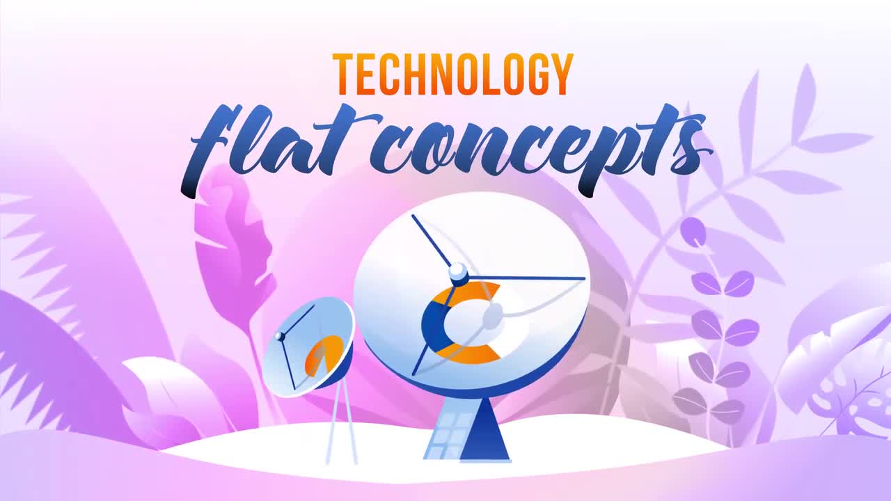 Technology - Flat Concept - After Effects Templates | Motion Array