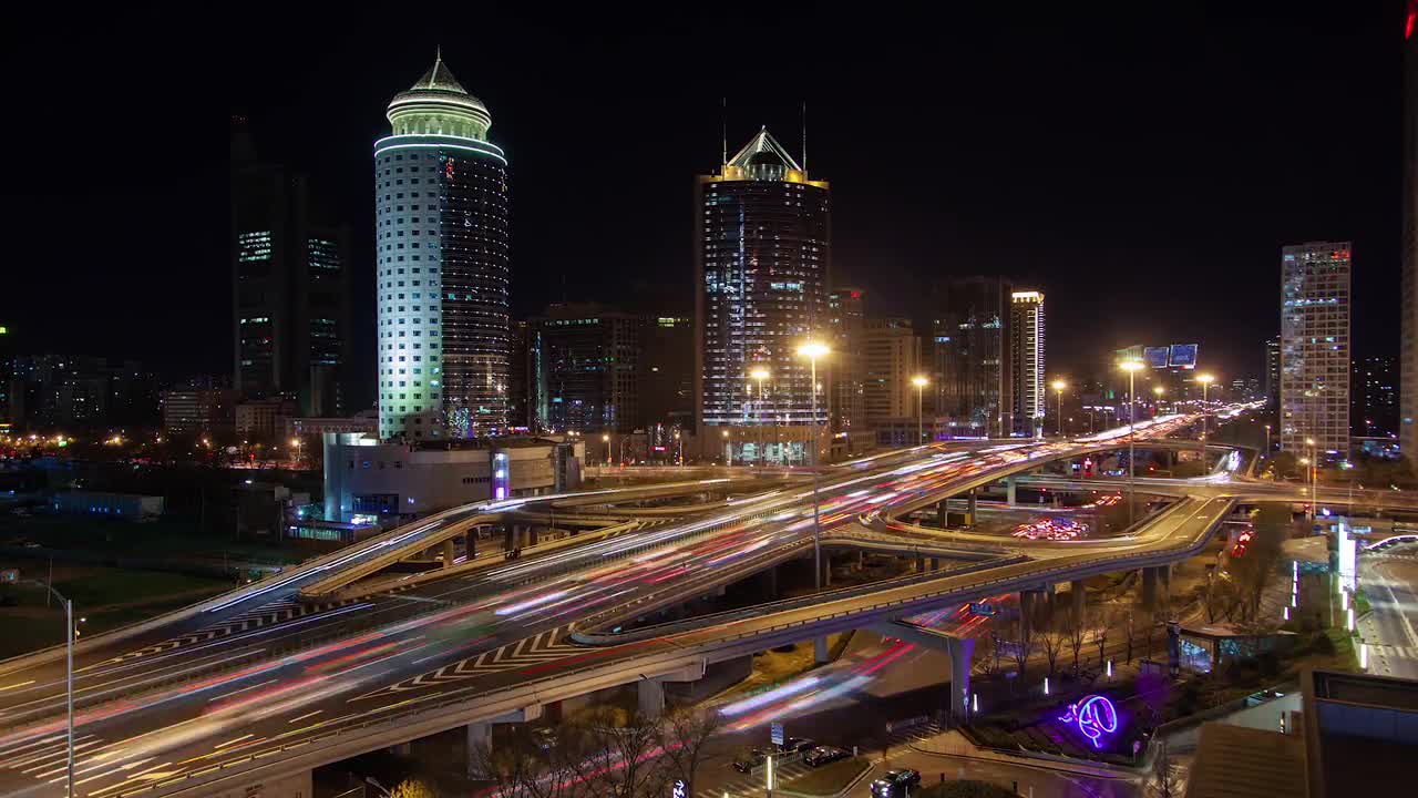 Beijing Downtown Skyline Timelapse - Stock Video | Motion Array