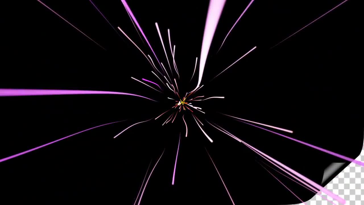 Night Streaks On Alpha - Stock Motion Graphics | Motion Array