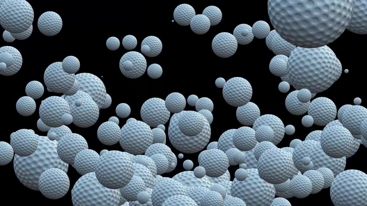 Golf Ball Pack - Stock Motion Graphics | Motion Array
